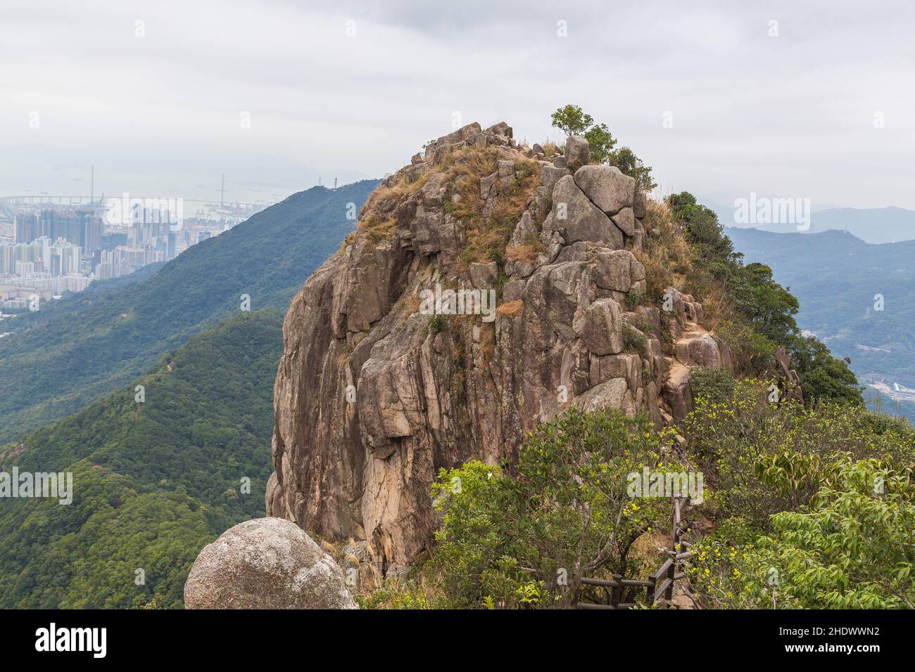 hong kong, lion rock, hong kongs Stock Photo - Alamy