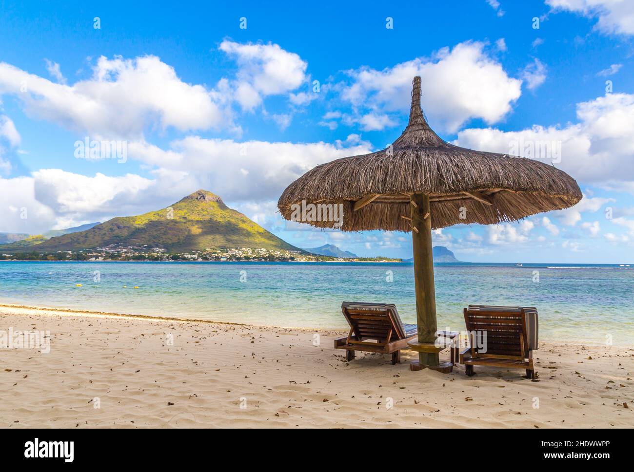 remote beaches, mauritius, tourelle du tamarin Stock Photo - Alamy