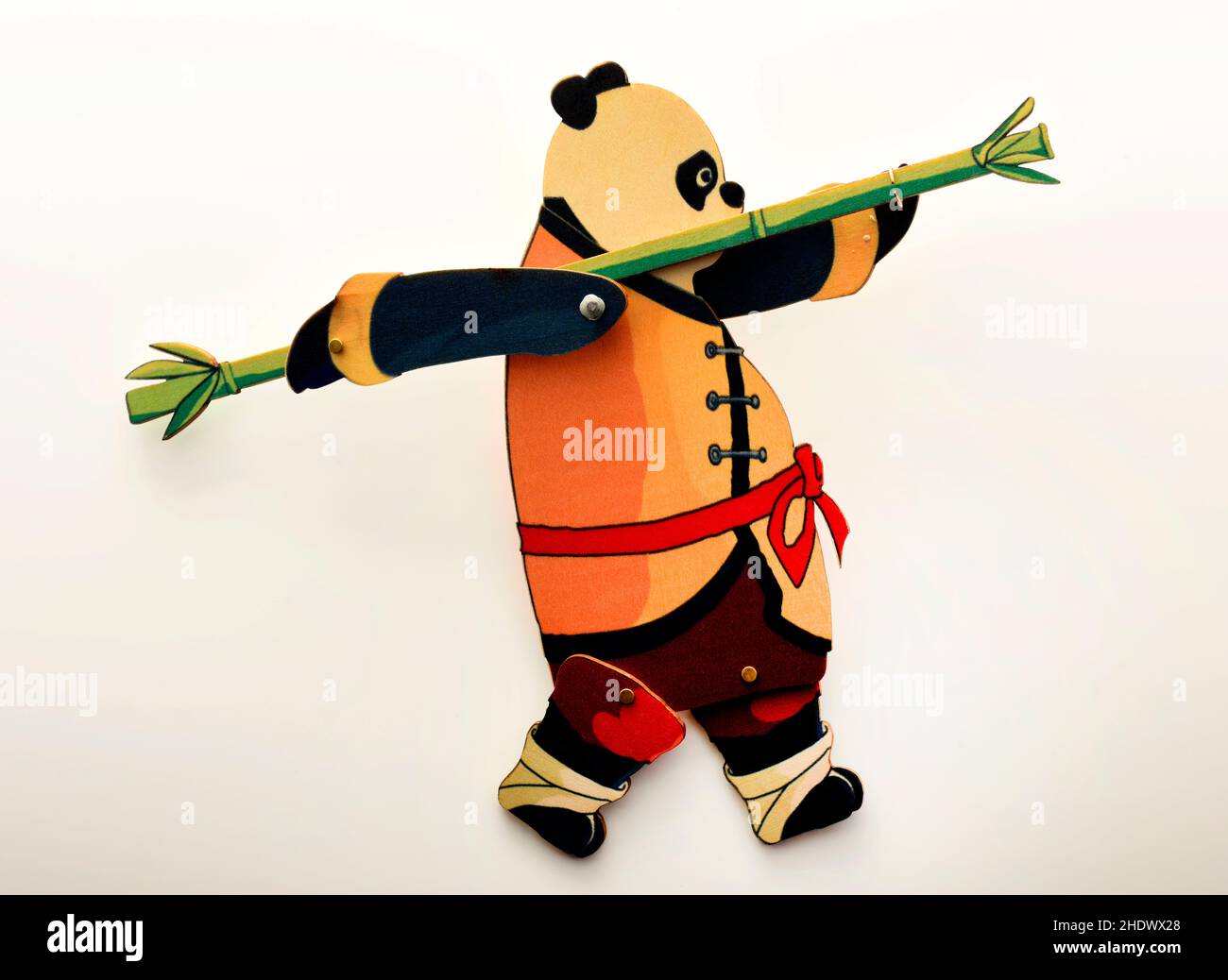 Chinese wooden panda toy Stock Photo - Alamy