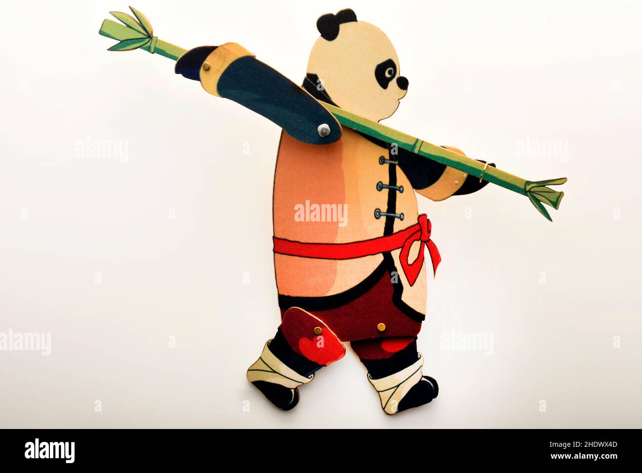 Chinese wooden panda toy Stock Photo - Alamy