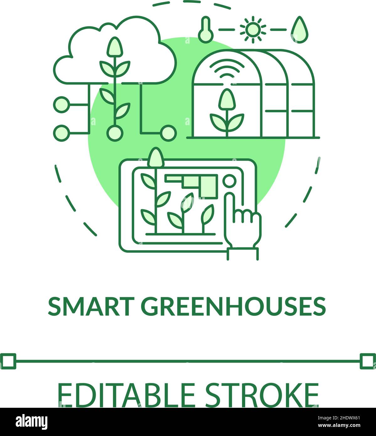 Agriculture greenhouses Stock Vector Images - Alamy