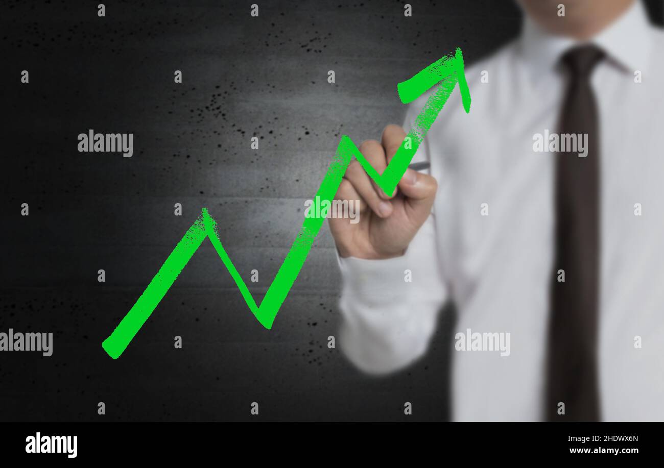 upswing, growth, growths, rise Stock Photo - Alamy