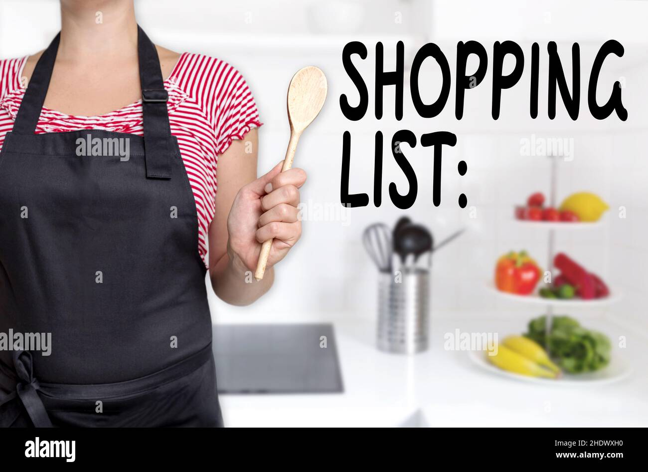 shopping list, shopping lists Stock Photo - Alamy