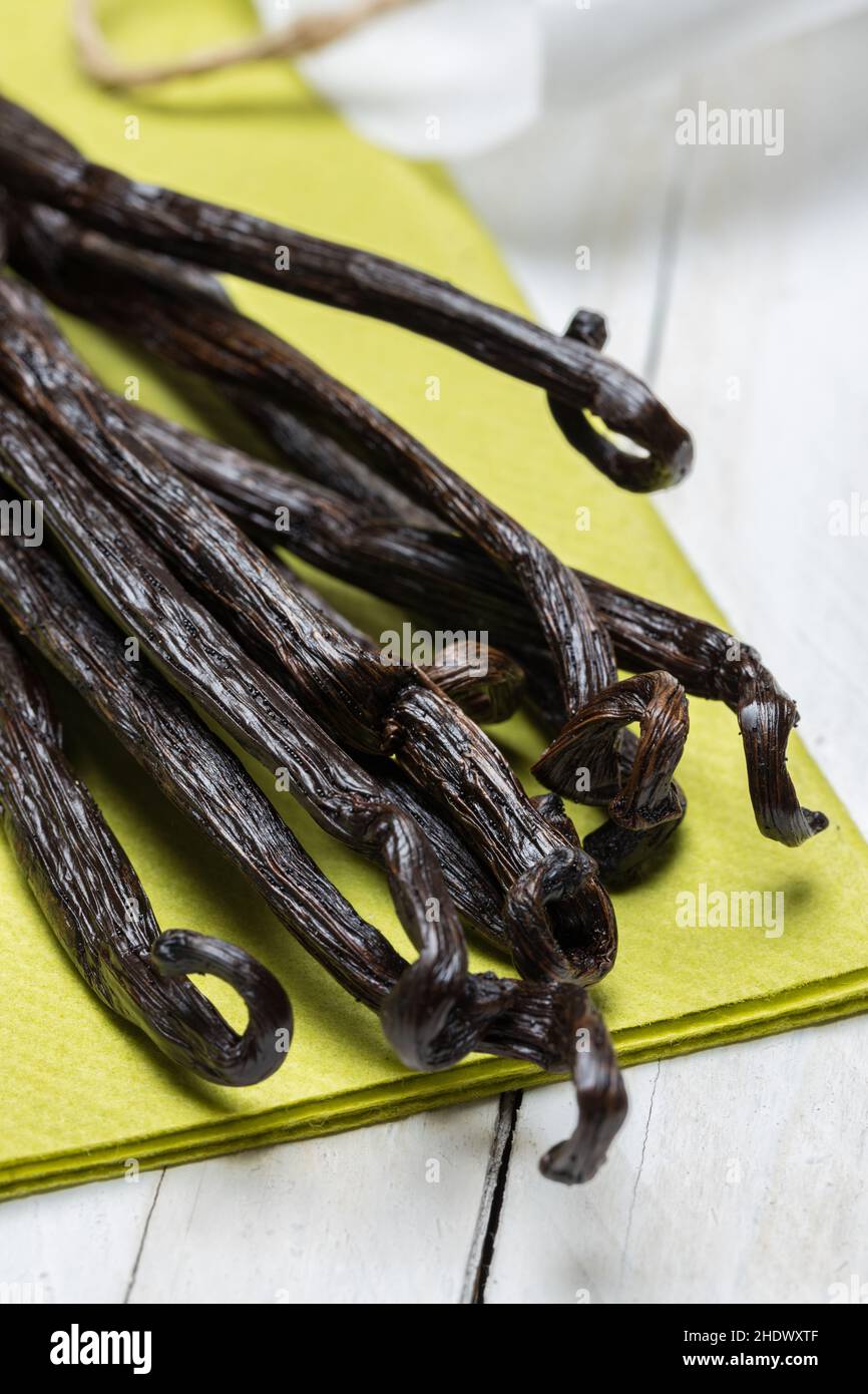 vanilla, vanilla pods, vanillas, vanilla pod Stock Photo - Alamy