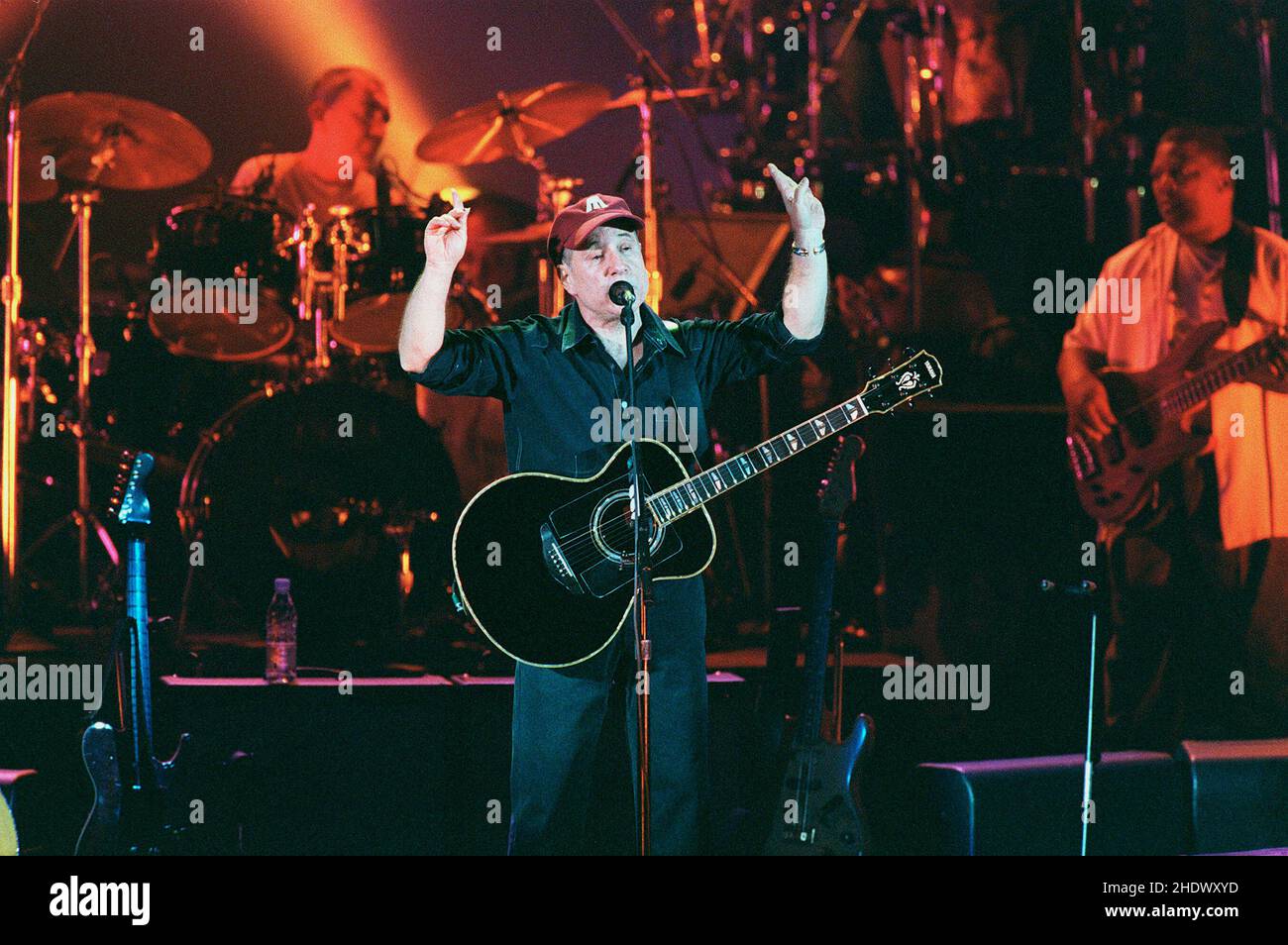 Paul Simon kicking of his UK tour at The Hammersmith Apollo in London ...