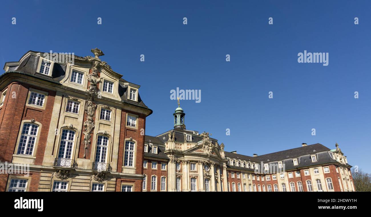 prince-bishop palace in münster Stock Photo - Alamy