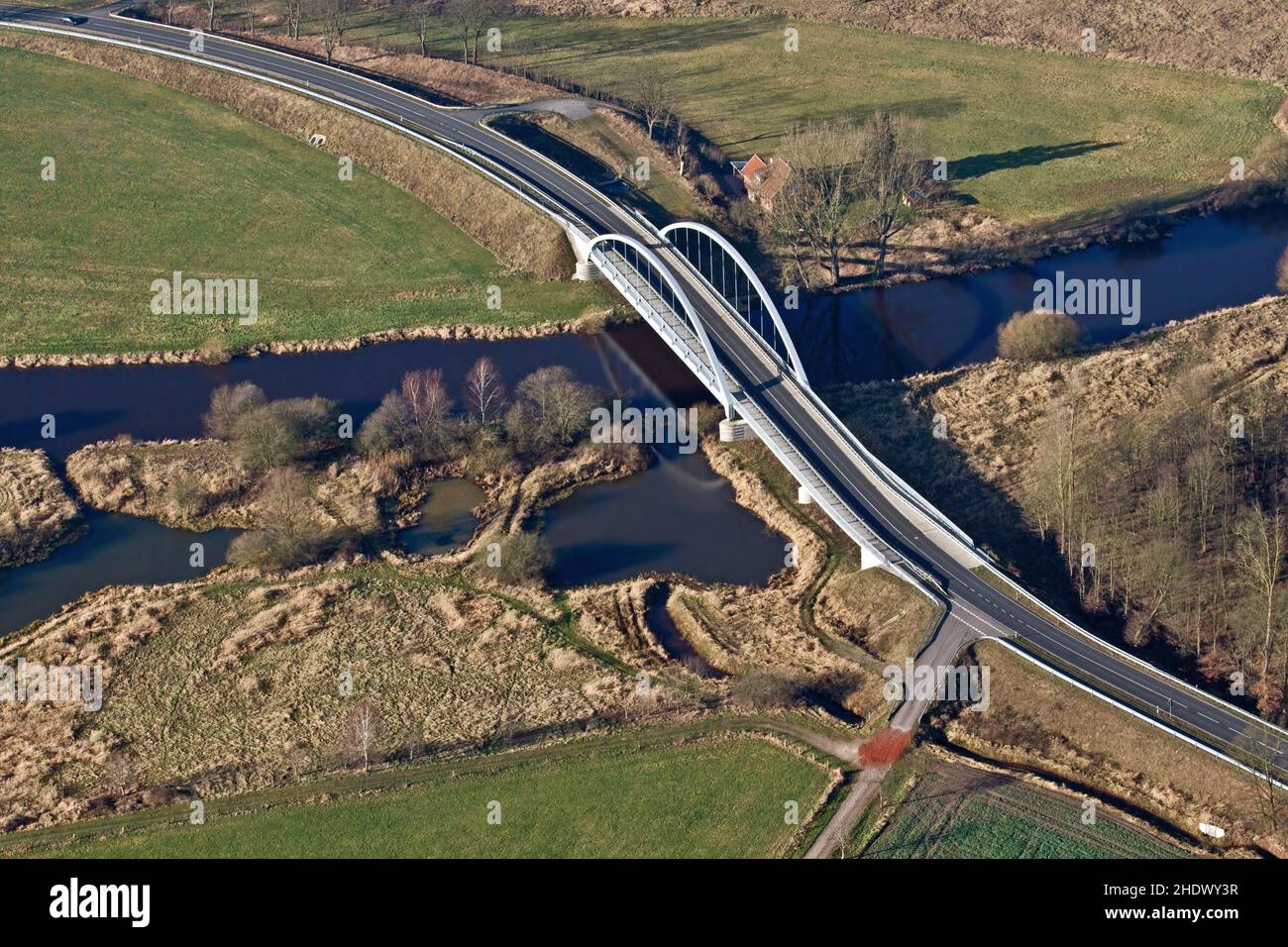 lower saxony, arch bridge, niedersachsen, arch bridges Stock Photo - Alamy