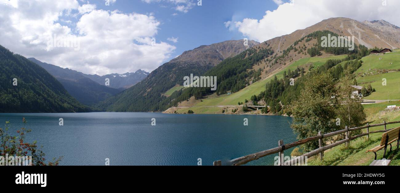 schnalstal, vernagt-stausee, schnalstals Stock Photo - Alamy