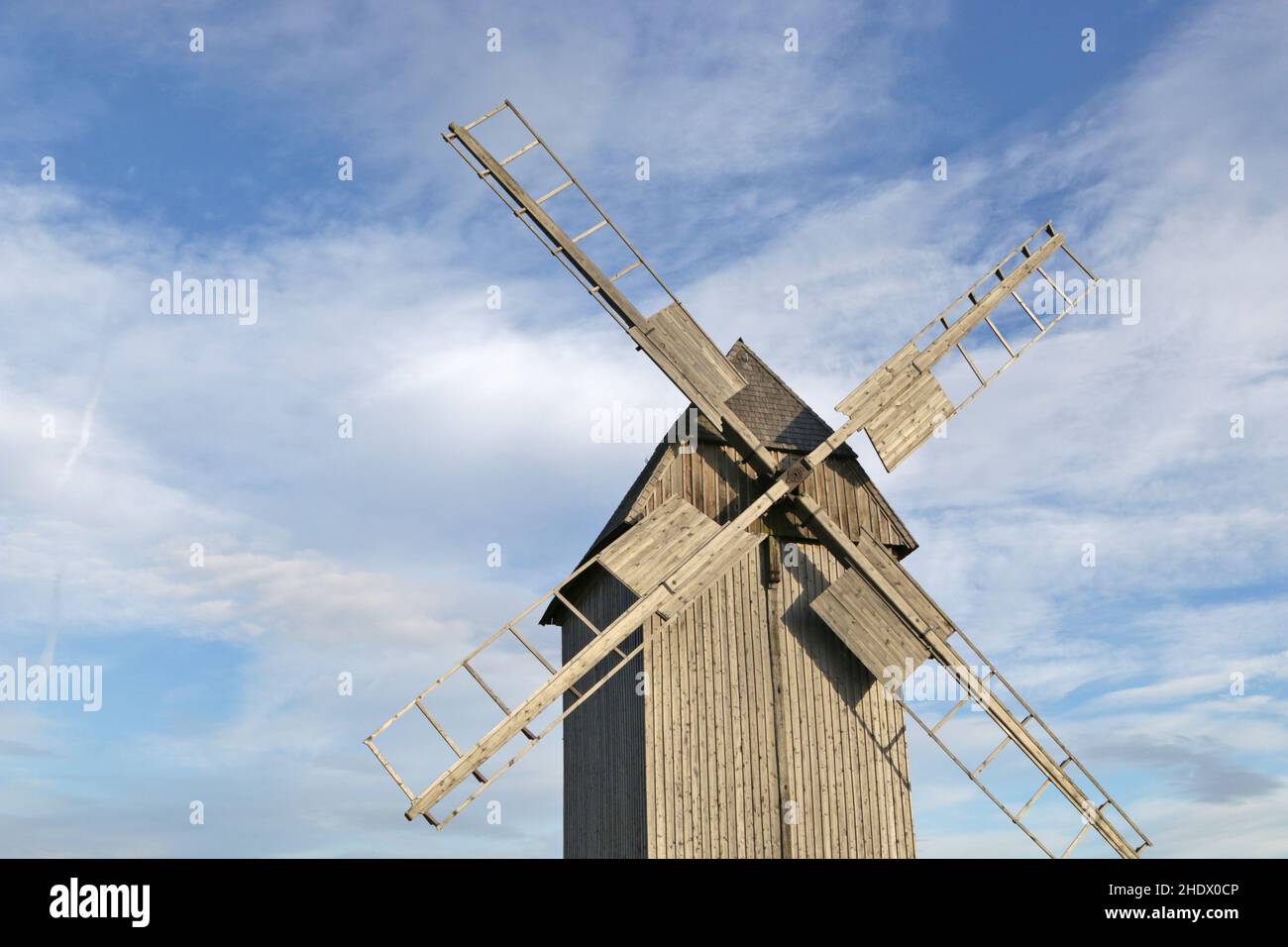 post mill, post mills Stock Photo - Alamy