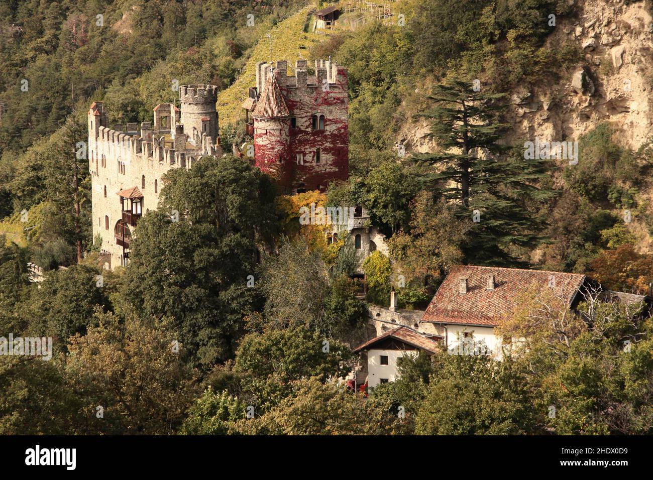 castle, castle brunnenburg, castles, castle brunnenburgs Stock Photo ...