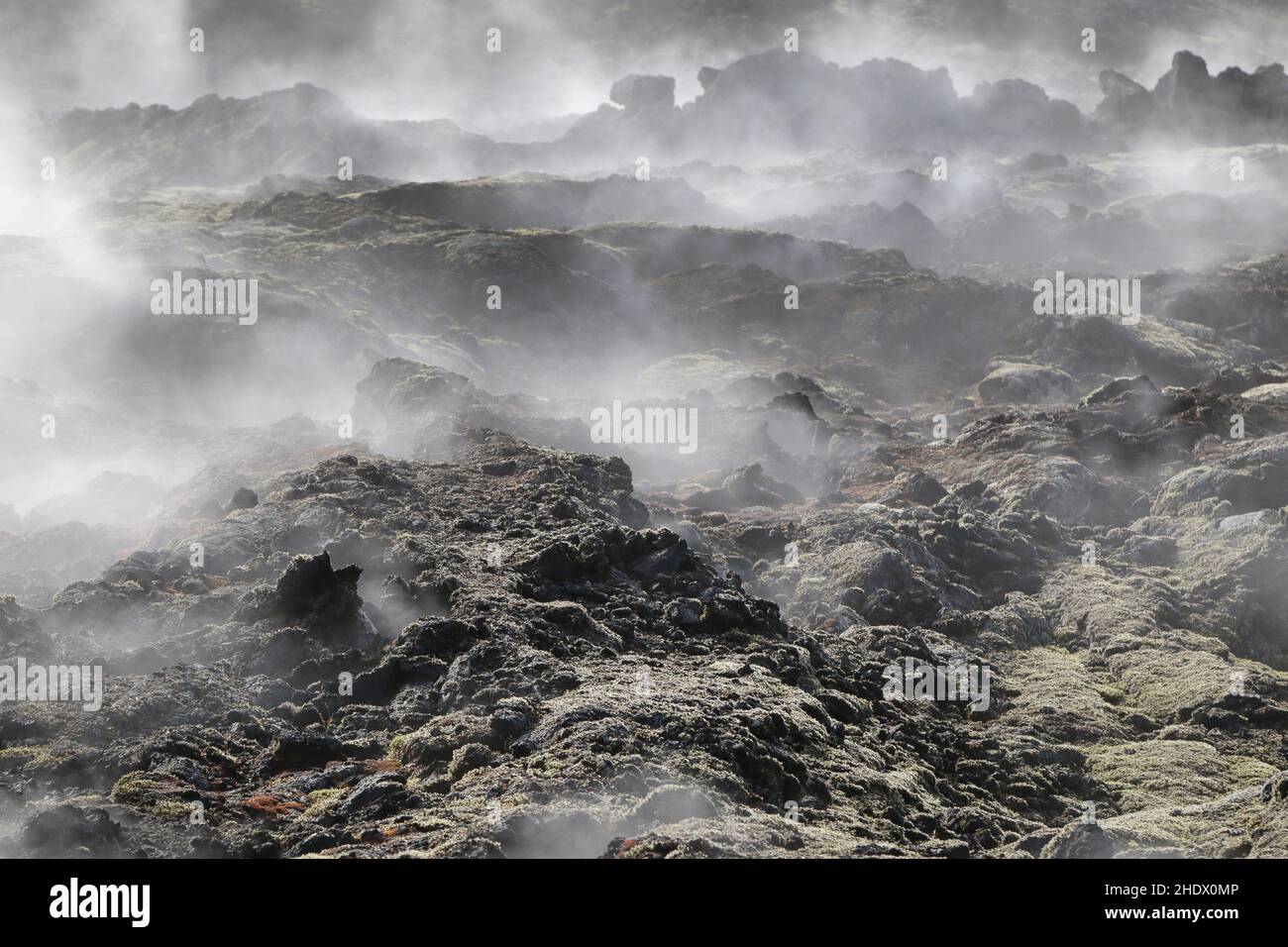 steam, volcanic rock, krafla, steams, volcanic rocks, kraflas Stock ...