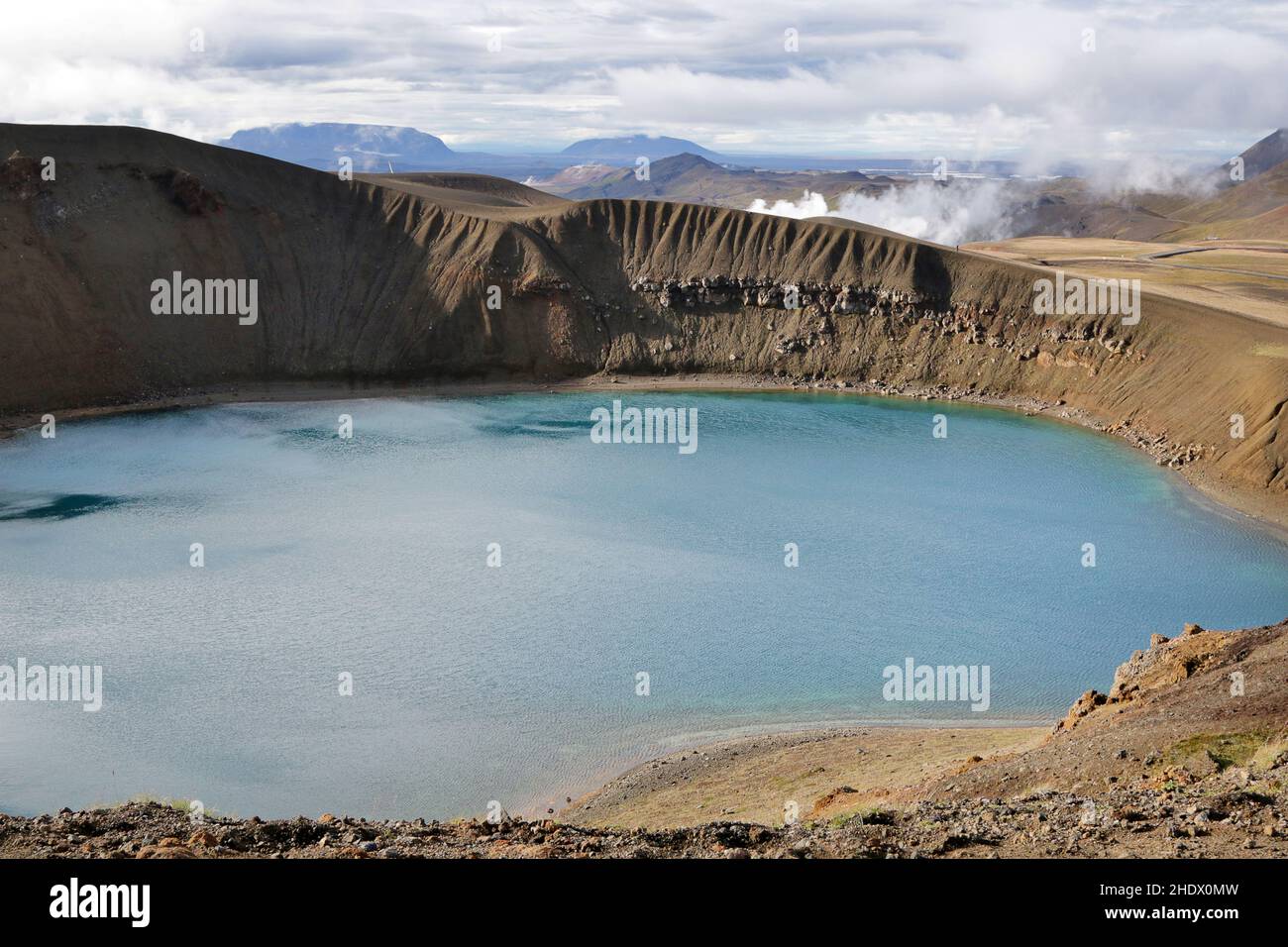 iceland, volcanic crater, maar , icelands, volcanic craters, crater ...
