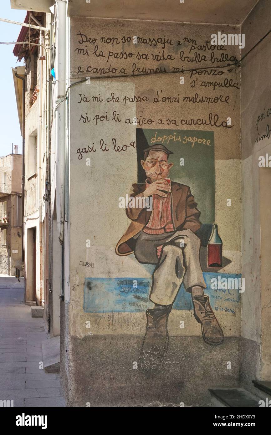 mural, Orgosolo, Mural, murals Stock Photo - Alamy