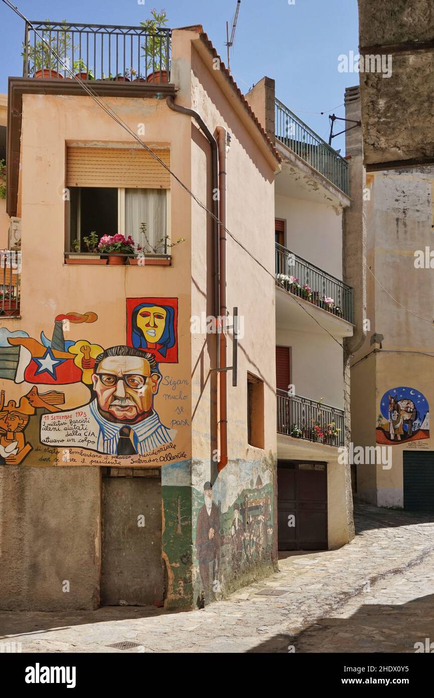 mural, Orgosolo, murals Stock Photo - Alamy
