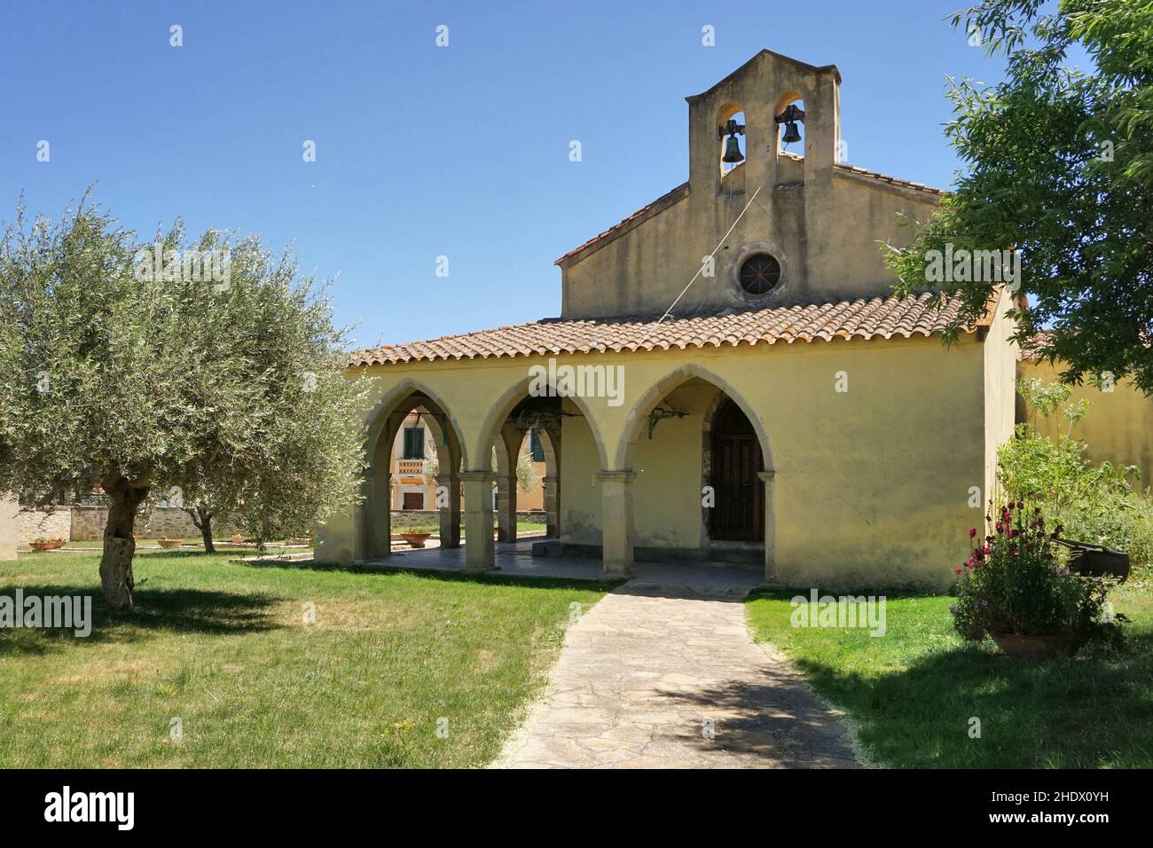 church, Barumini, chiesa di santa lucia, churchs Stock Photo - Alamy