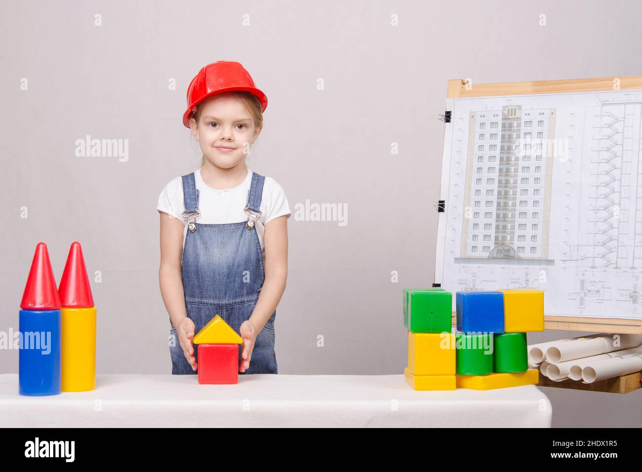 girl, architect, dream job, girls, architects Stock Photo - Alamy