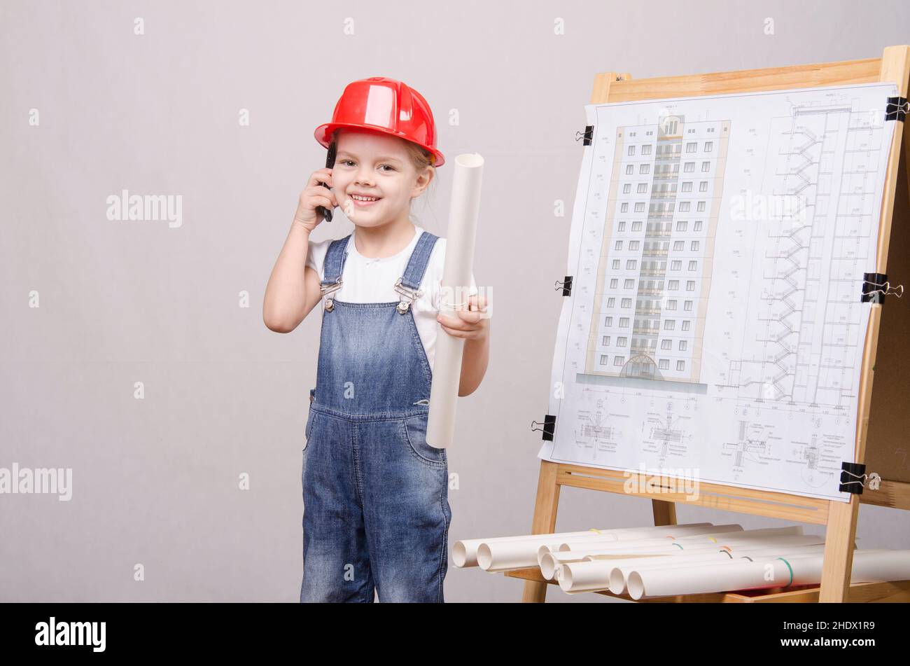 girl, architect, dream job, girls, architects Stock Photo - Alamy