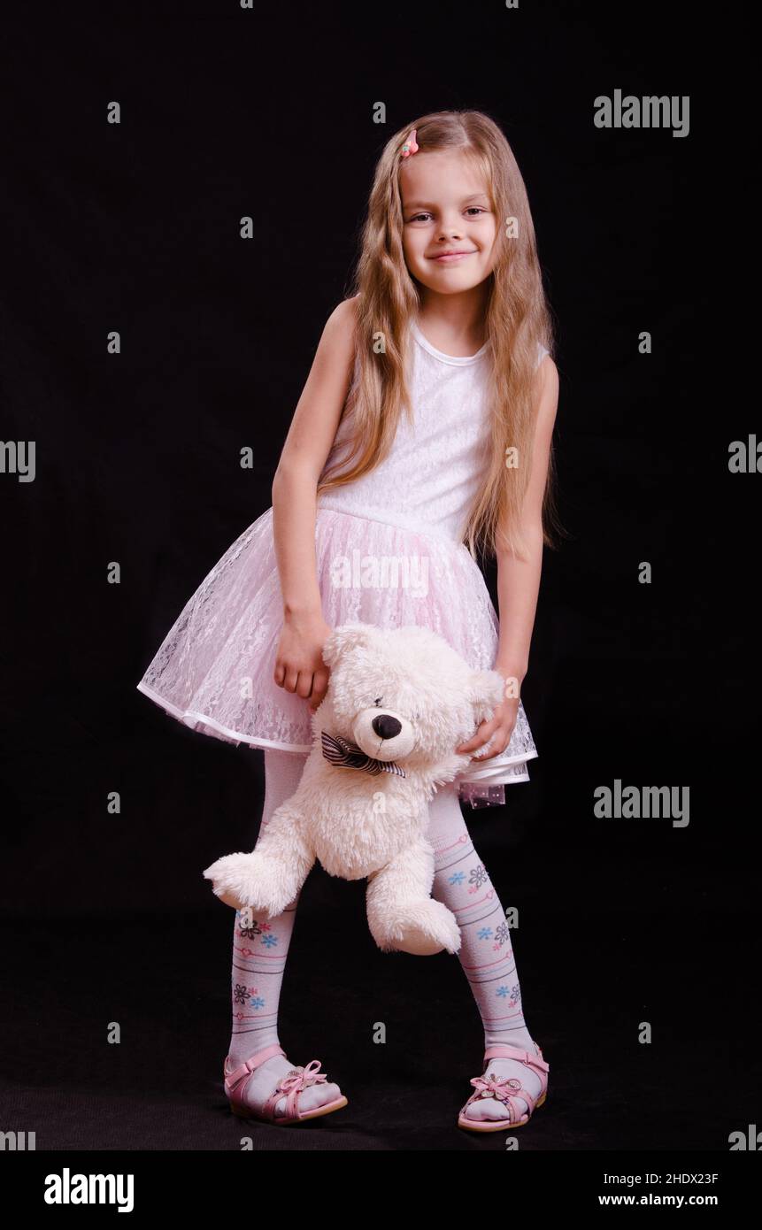 girl, teddy bear, girls, teddy bears Stock Photo - Alamy