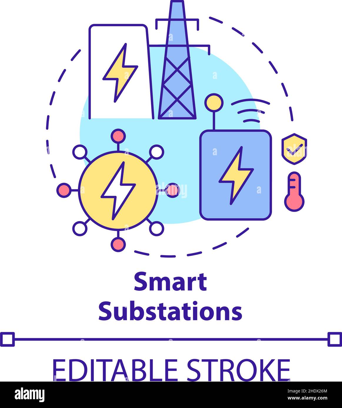 Substations Cut Out Stock Images & Pictures - Alamy
