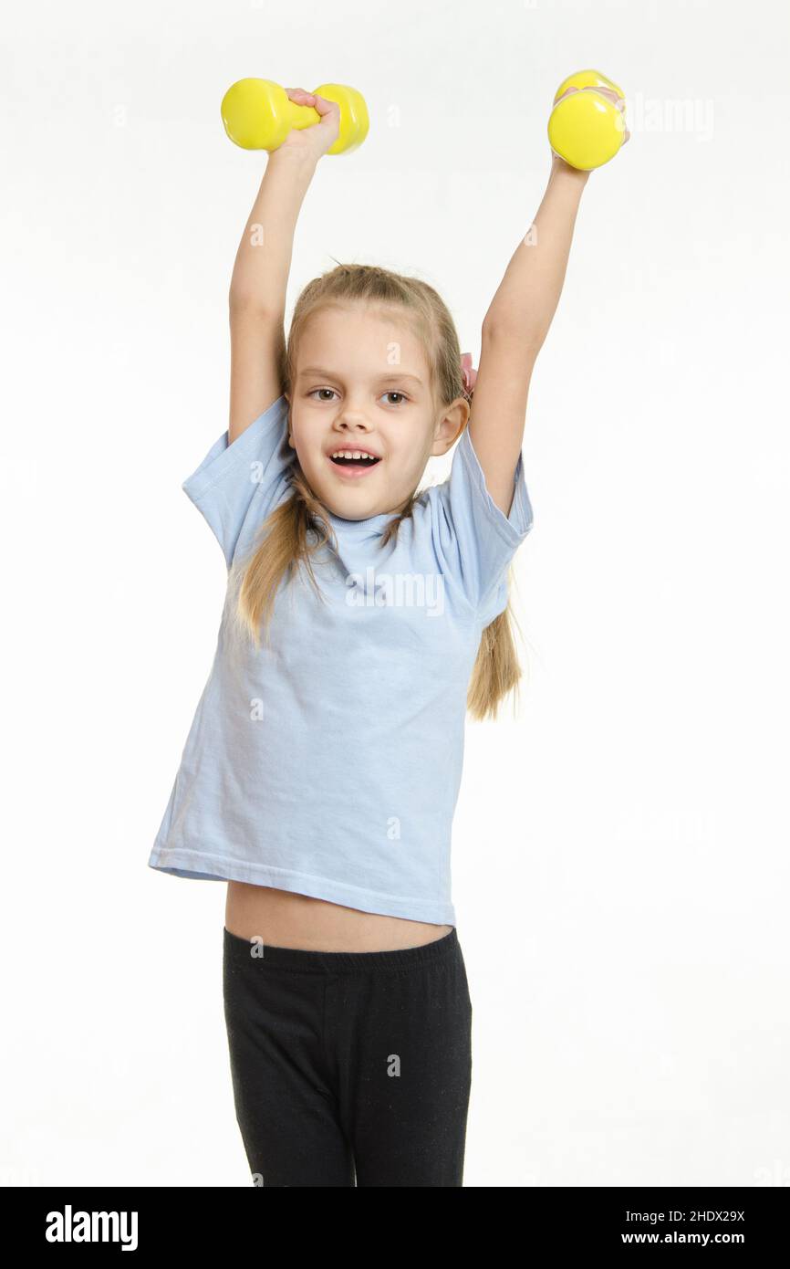 Girl strong arms hi-res stock photography and images - Alamy
