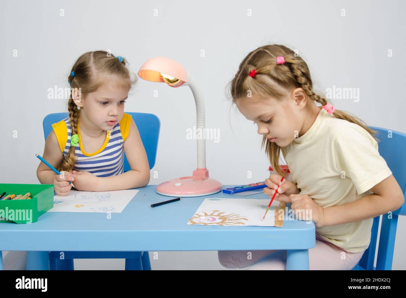 girl, preschool, girls, kindergarten, preschools Stock Photo - Alamy