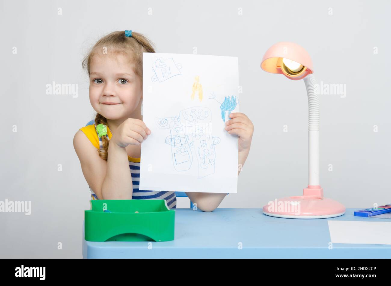 girl, drawing, creative, girls, drawings, creatives Stock Photo - Alamy
