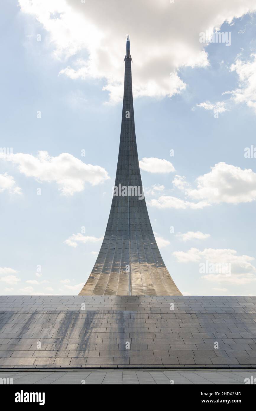 memorial museum of cosmonautics, monument to the conquerors of space ...