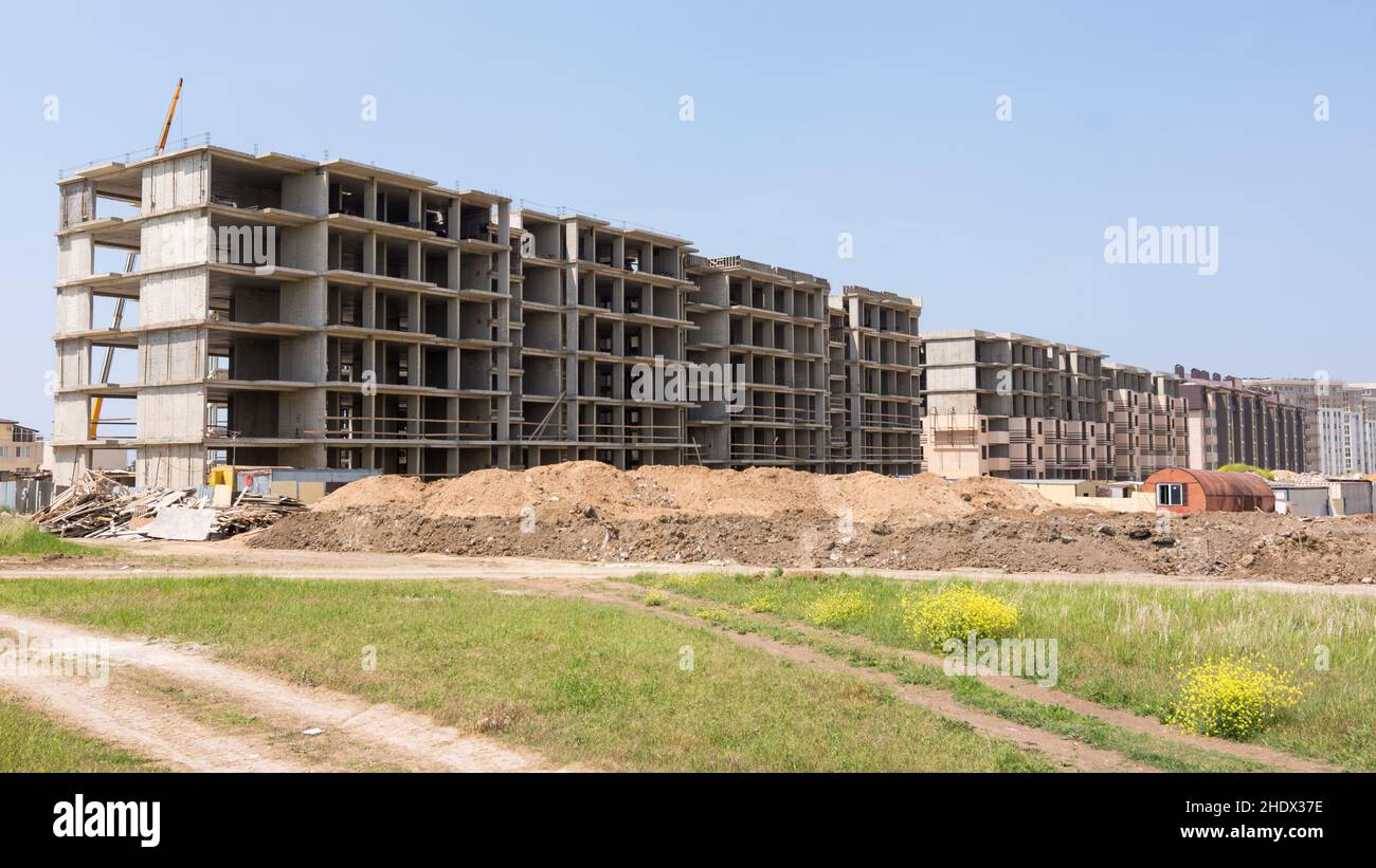 carcass, housing, tenement block, tenement blocks Stock Photo - Alamy