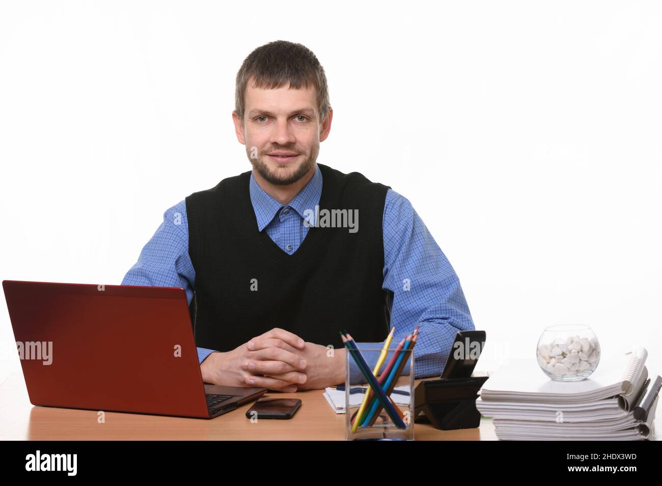 office, desk, employee, offices, desks, employees Stock Photo - Alamy