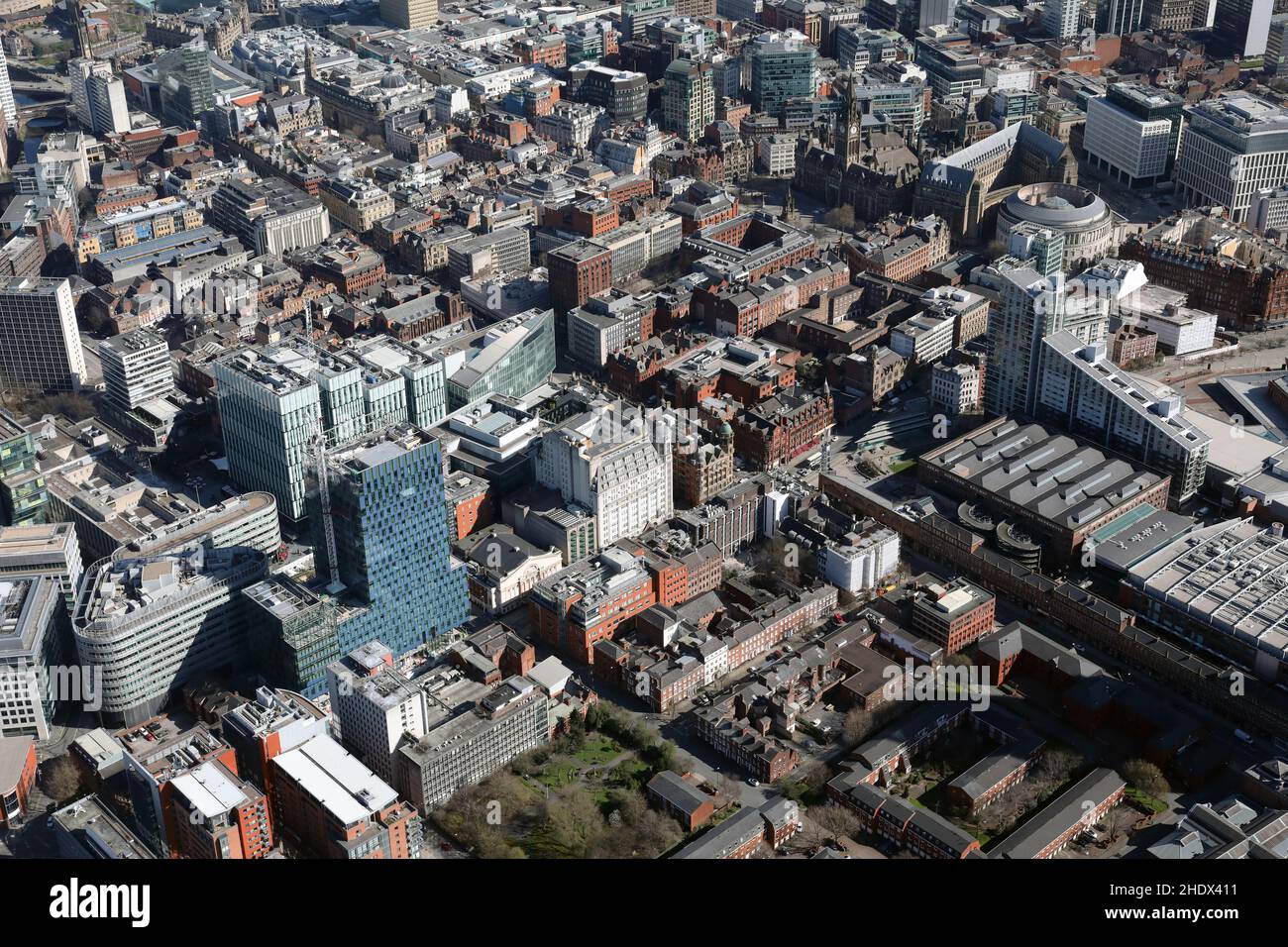 Manchester railway aerial hi-res stock photography and images - Alamy