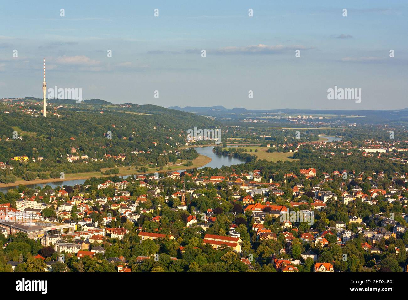 dresden, elbe valley, dresdens, elbe valleys Stock Photo - Alamy