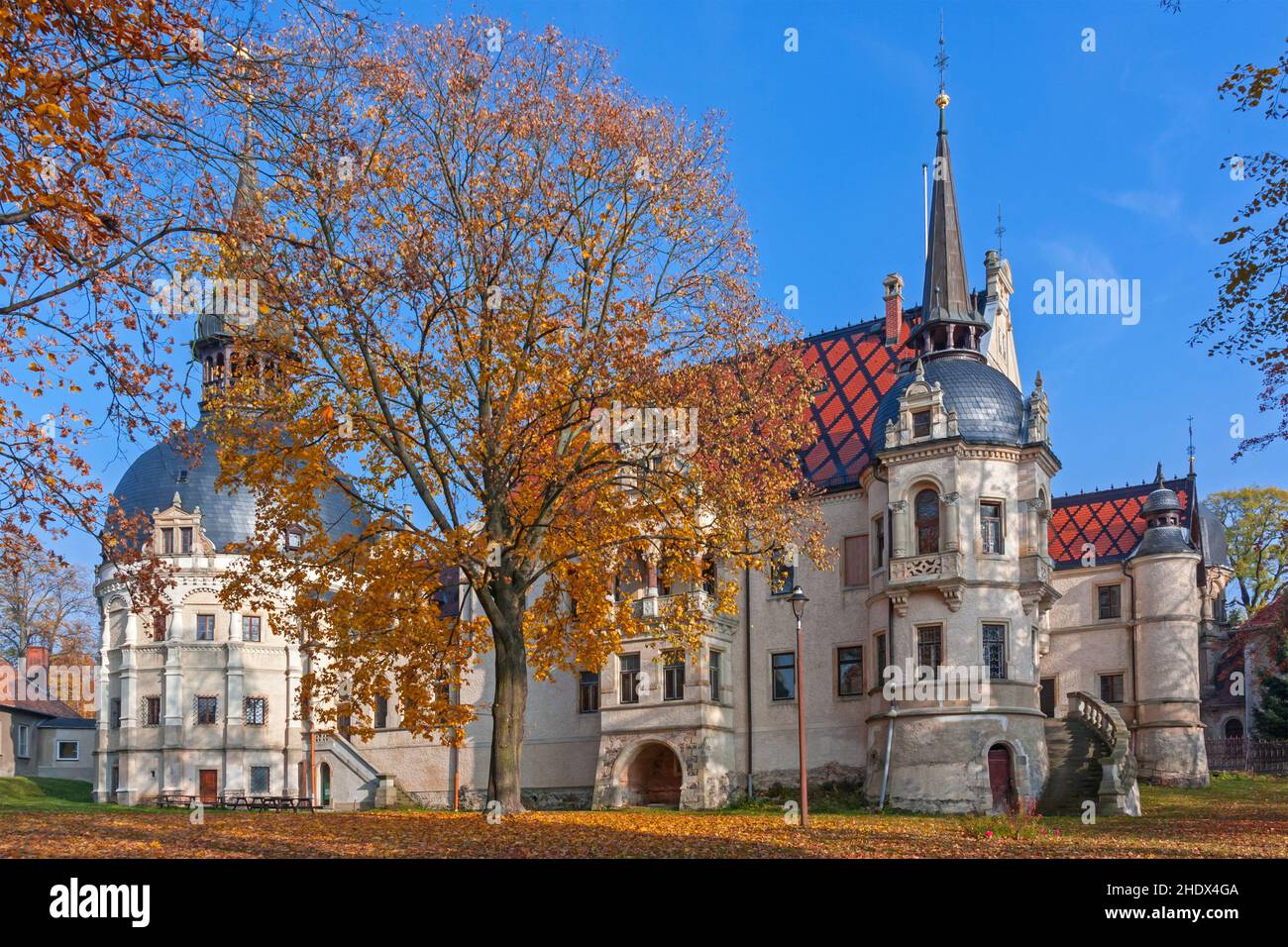 schönfeld, schloss schönfeld, schönfelds Stock Photo - Alamy