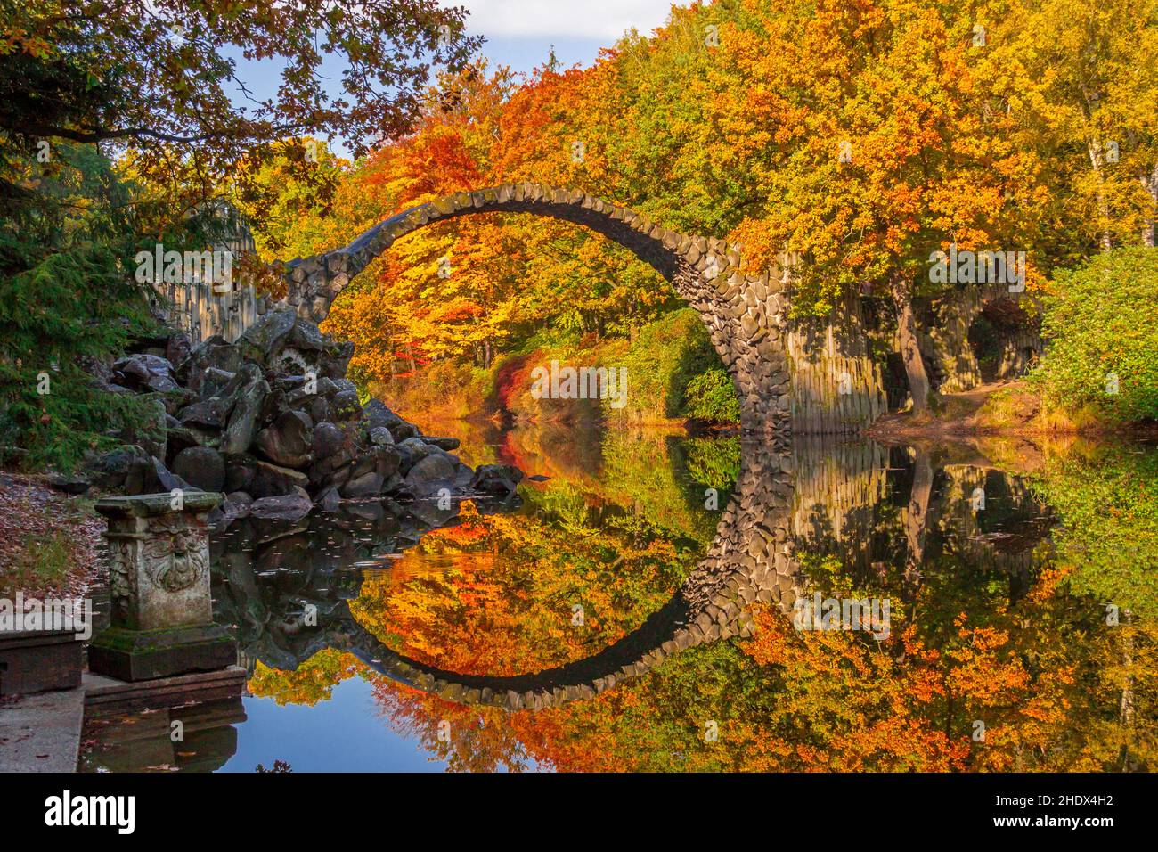 autumn, bridge, autumn landscape, devil's bridge, fall, bridges, autumn ...
