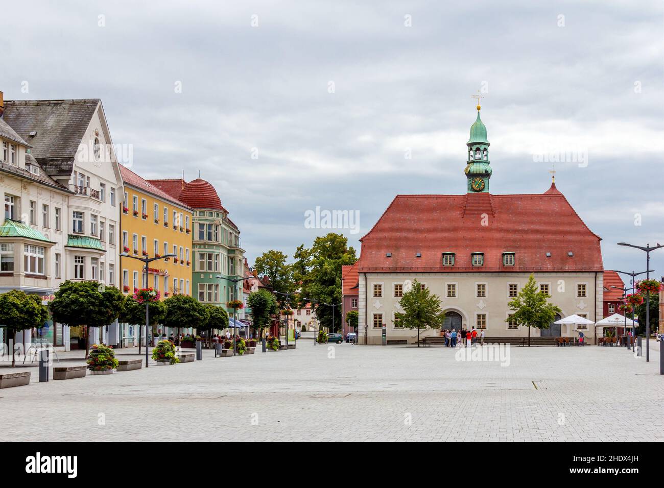 town hall, finsterwalde, town halls Stock Photo - Alamy