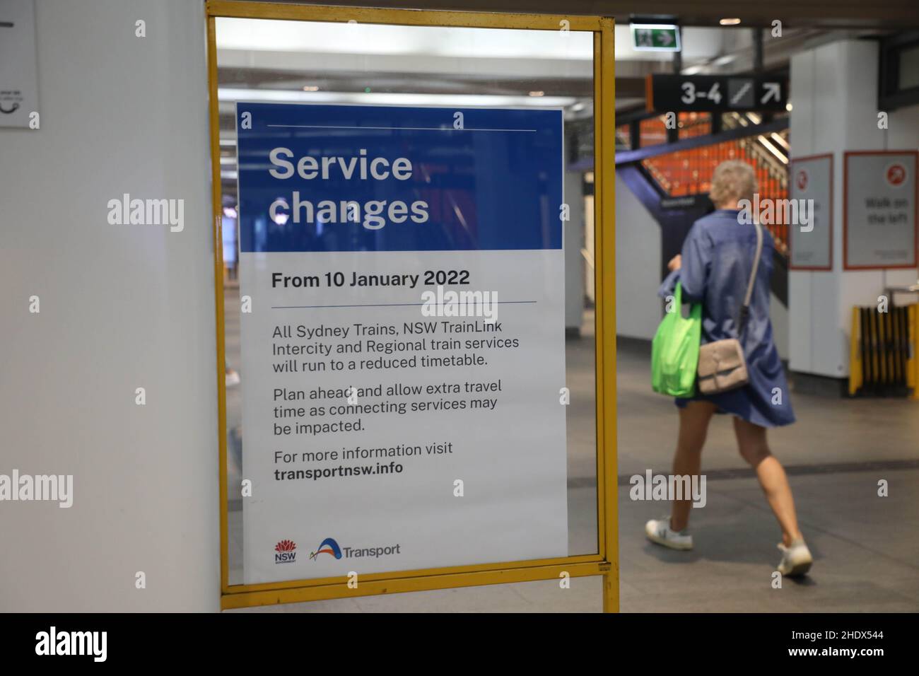 Sydney trains sign hi-res stock photography and images - Alamy