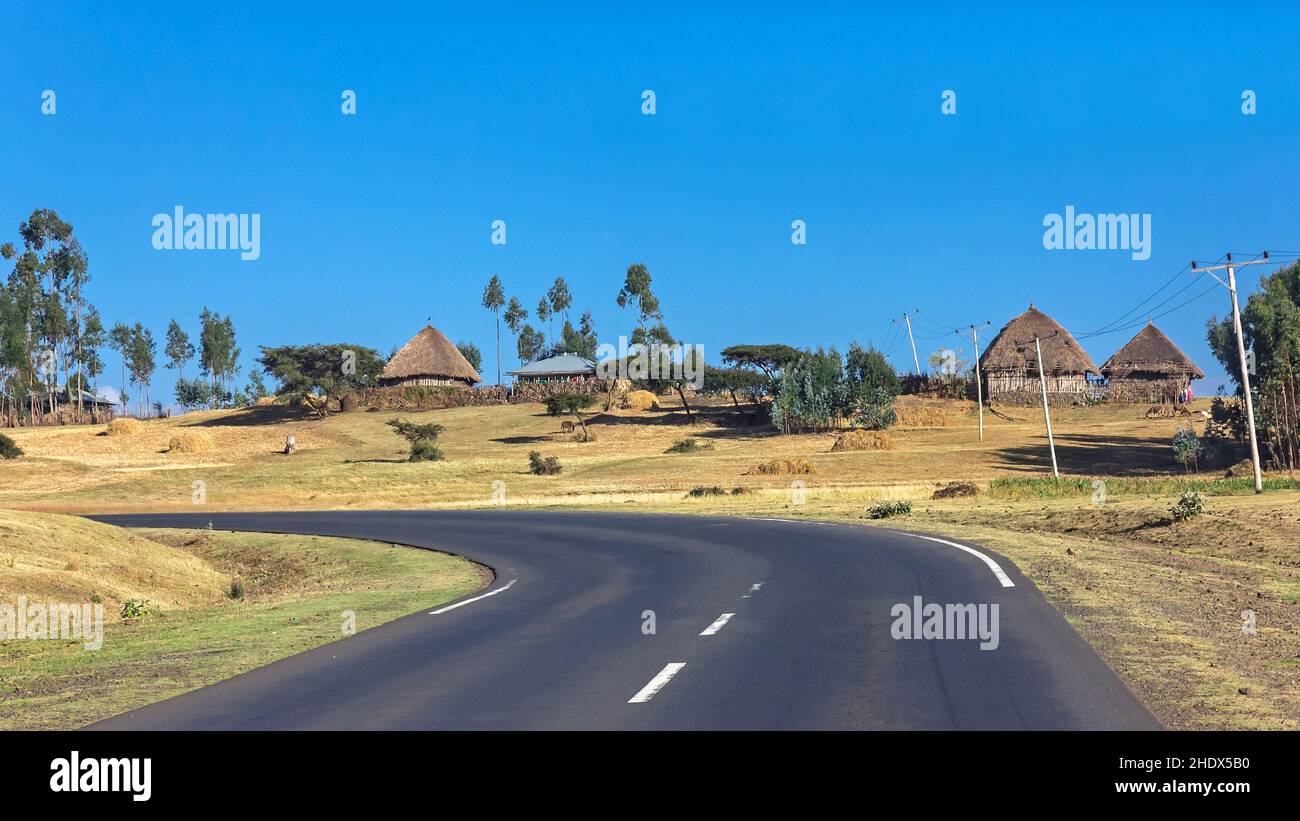 village, street, ethiopia, villages, road, roads, streets, ethiopias ...