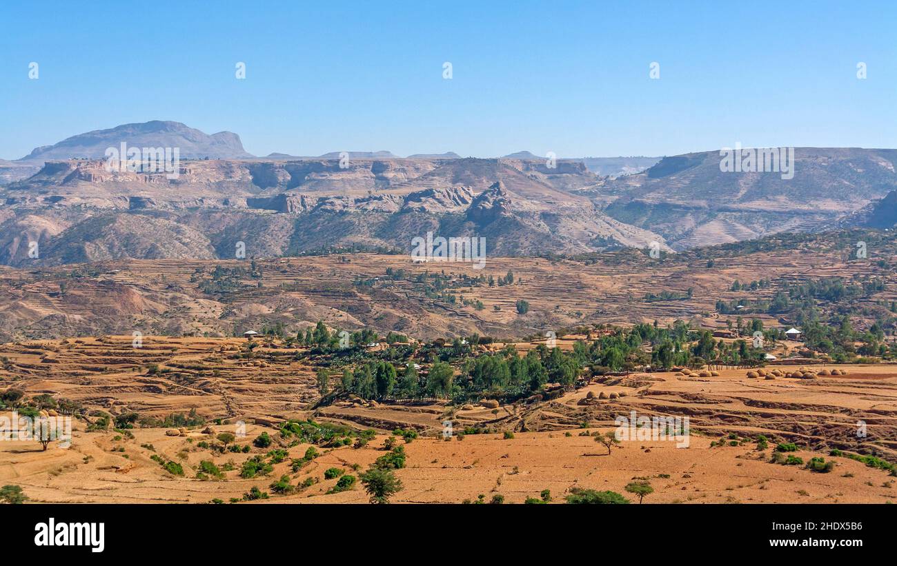 valley, fields, ethiopia, valleys, field, ethiopias Stock Photo - Alamy