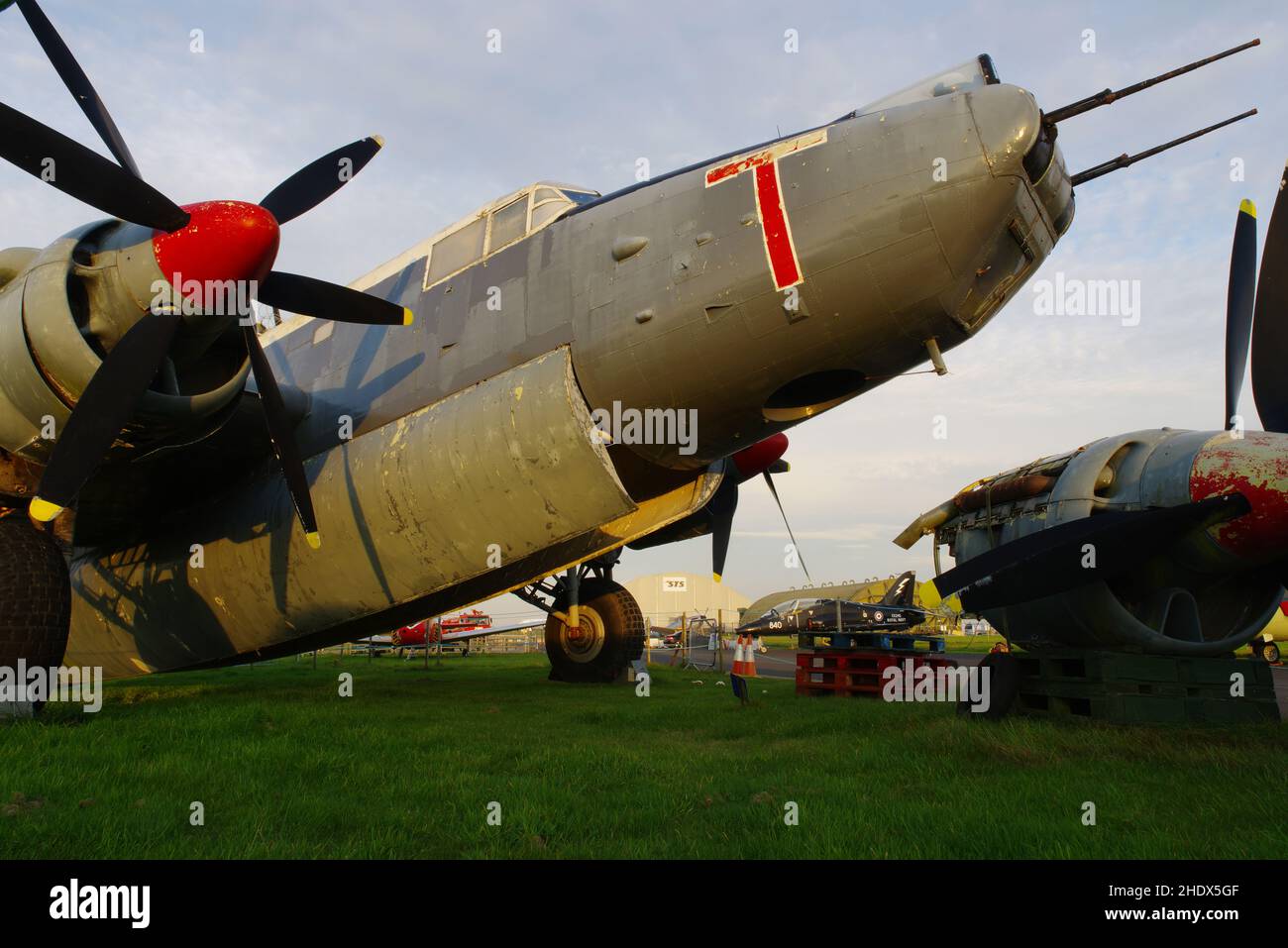 Avro Shackleton, AEW2, Cornwall Aviation Heritage Centre Stock Photo ...