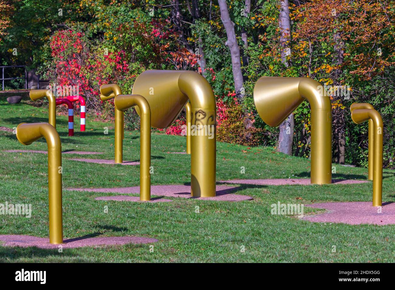 campus park, whisper pipe Stock Photo - Alamy