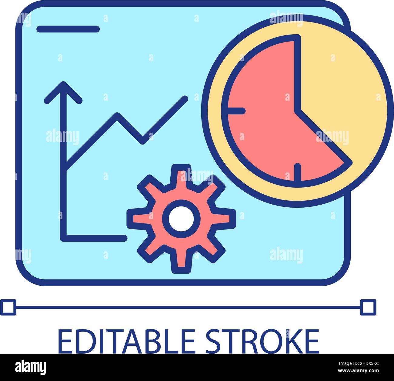 Increasing its efficiency Stock Vector Images - Alamy