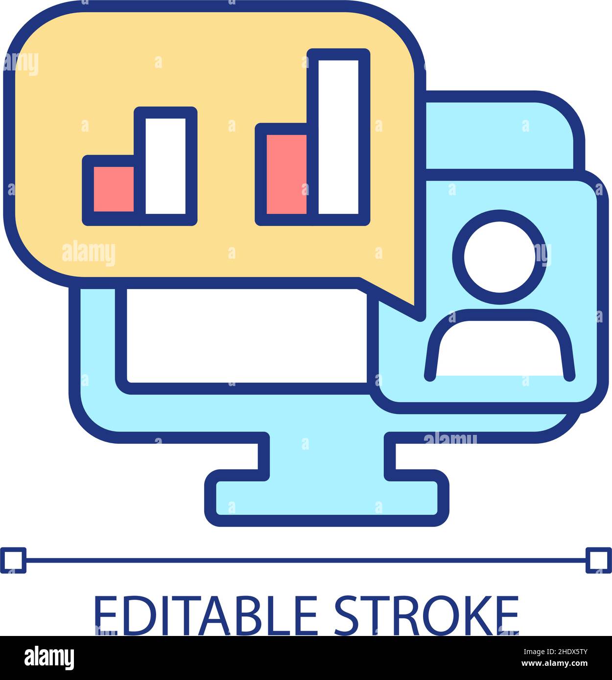 Financial analysis forecasting vector Cut Out Stock Images & Pictures ...