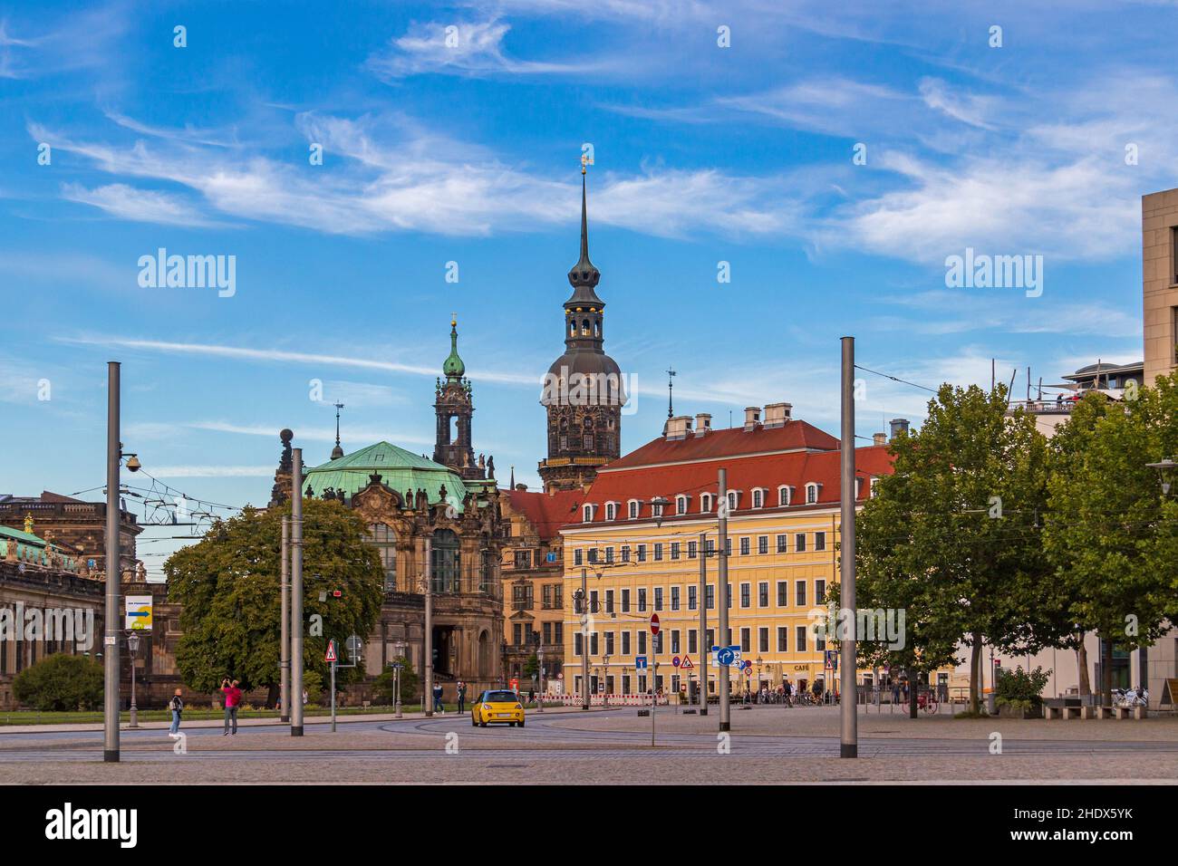dresden, city centre, dresdens, city centres Stock Photo - Alamy
