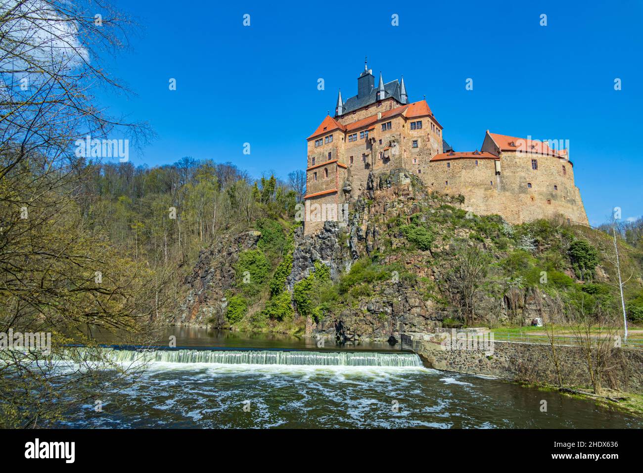 kriebstein castle, zschopau, kriebstein castles Stock Photo - Alamy