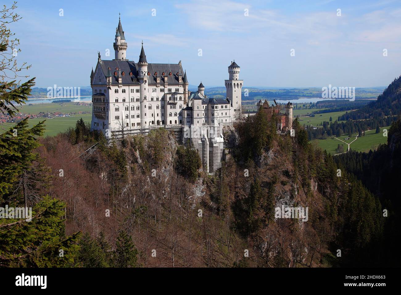 castle neuschwanstein, neuschwanstein castles Stock Photo - Alamy