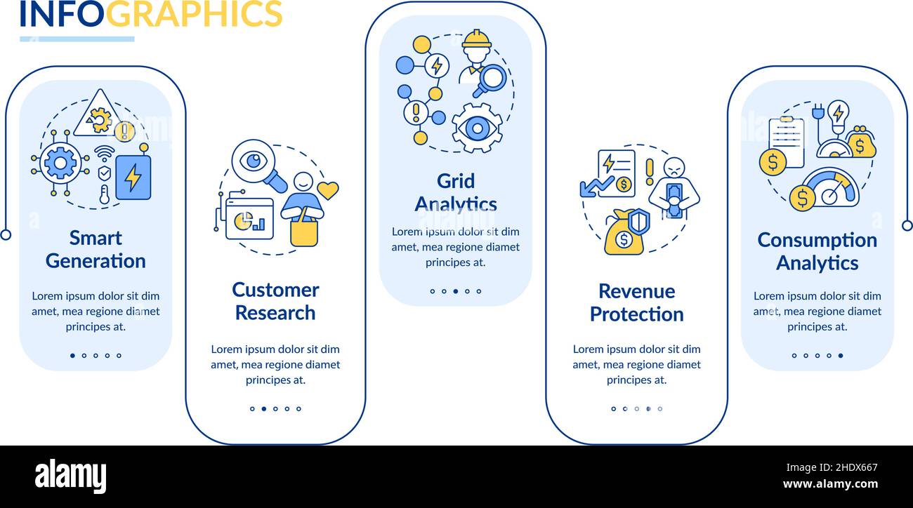 Smart grid diagram Cut Out Stock Images & Pictures - Alamy