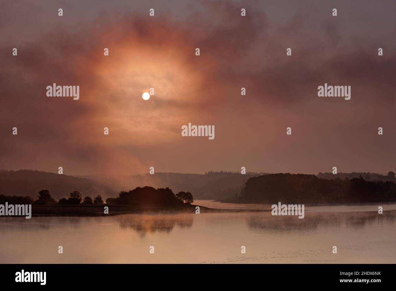 silence, river landscape, dawn, silences, river, river landscapes ...
