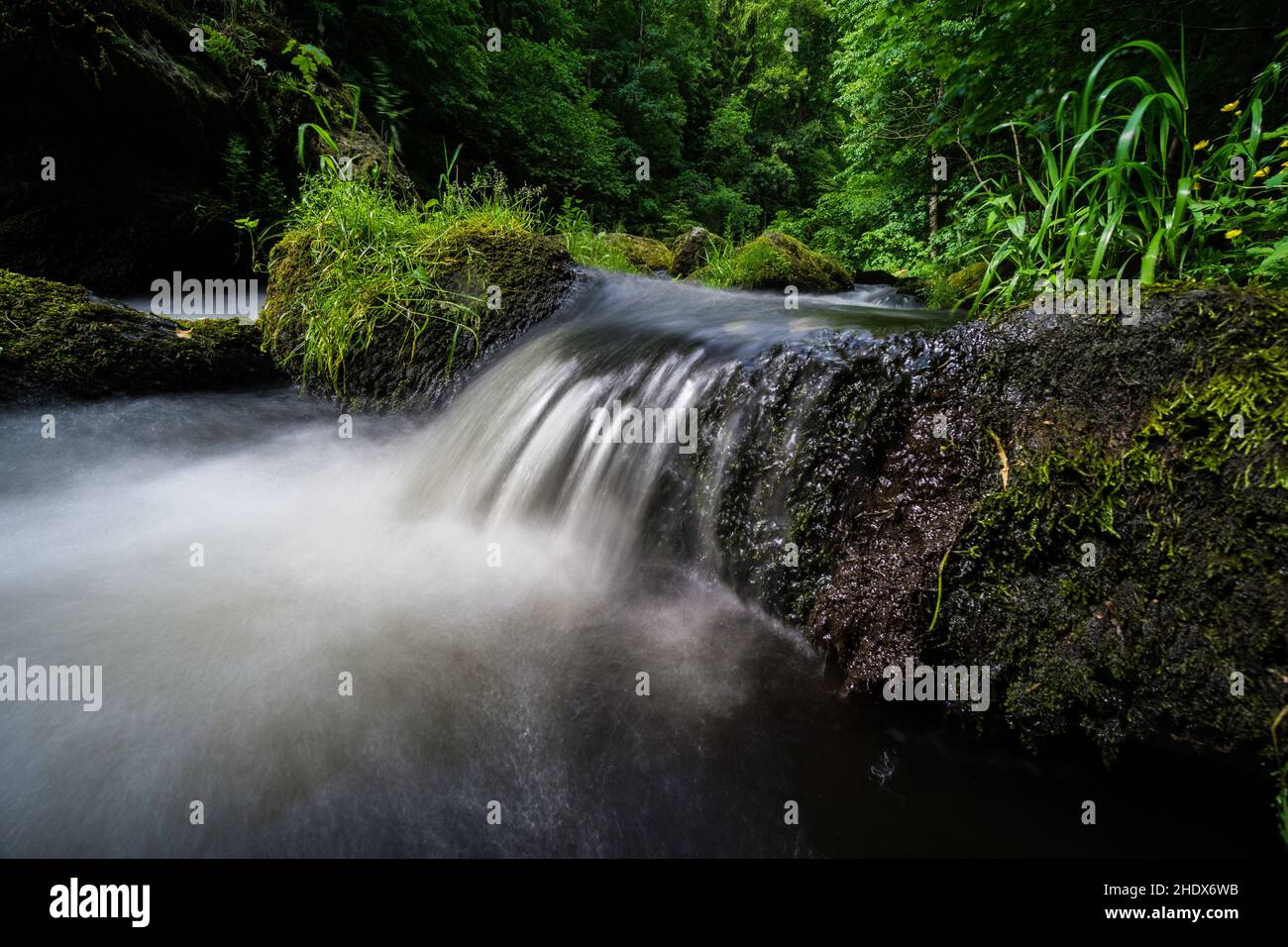 speed light, stream, speed lights, ditch, streams Stock Photo - Alamy
