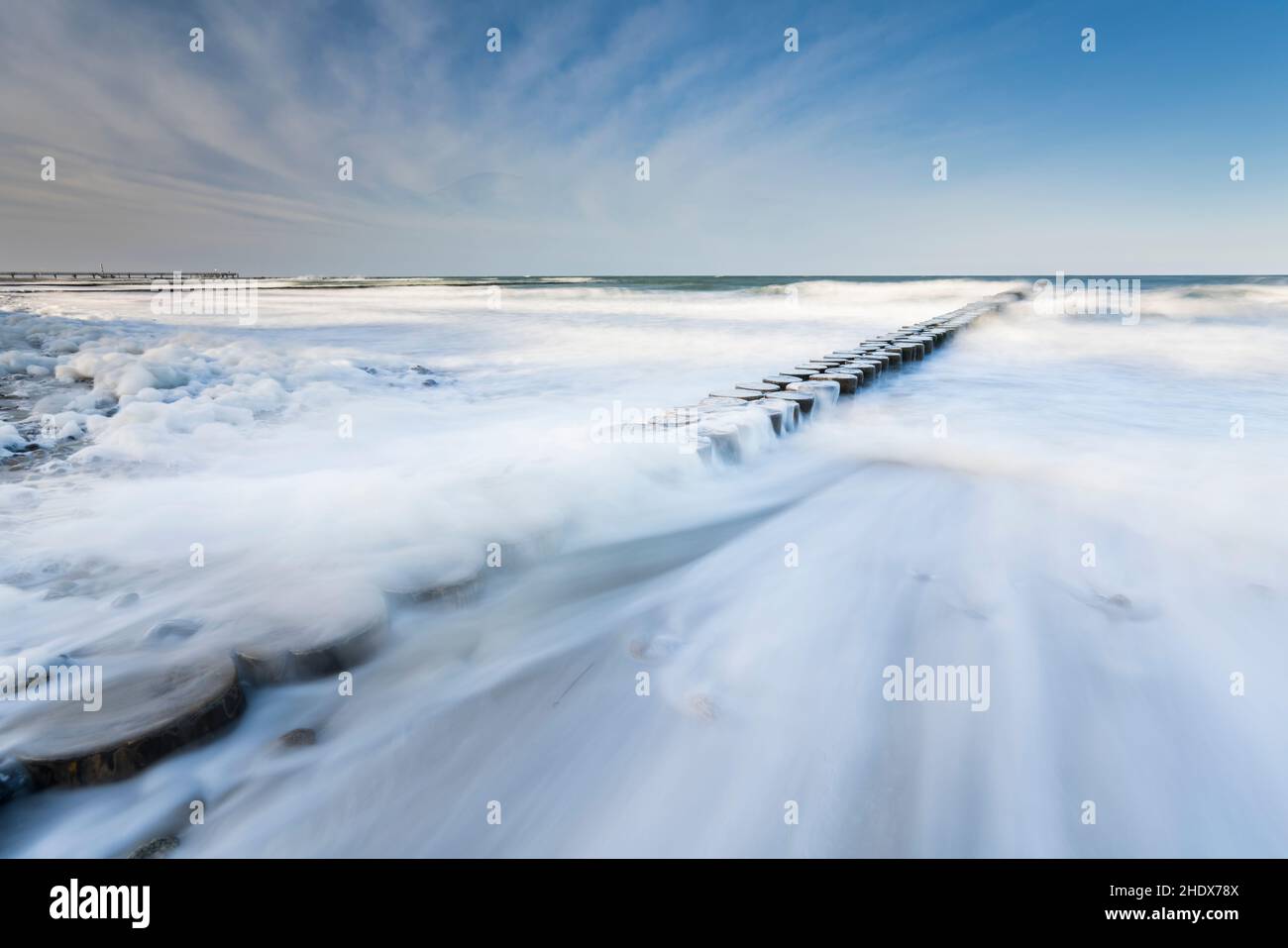 winter, snow, baltic sea, winters, snowy, baltic seas Stock Photo - Alamy