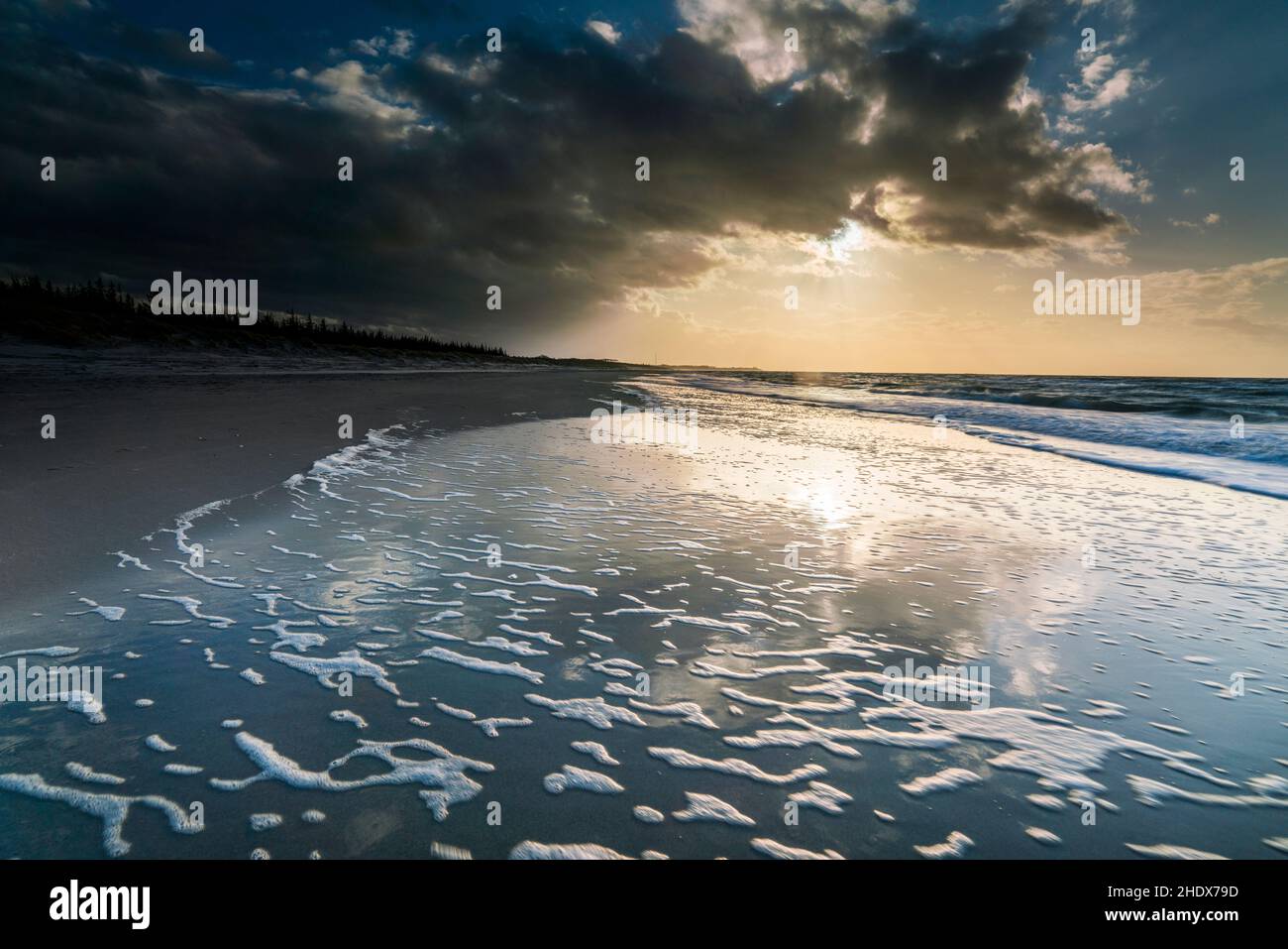 beach, evening, beaches, seaside Stock Photo - Alamy