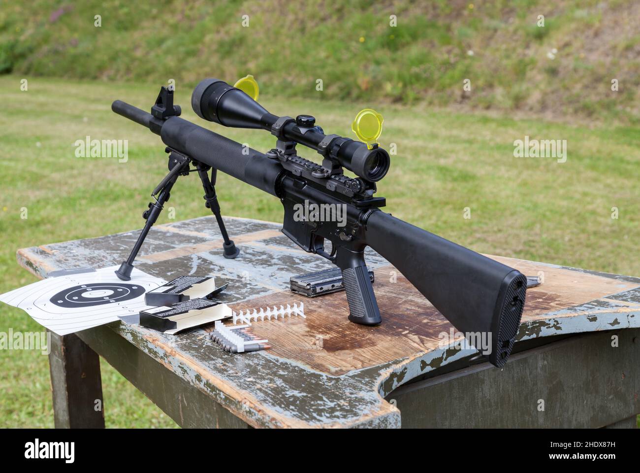 rifle, sniper rifle, rifles, sniper rifles Stock Photo - Alamy
